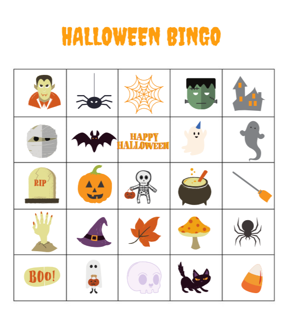 HALLOWEEN BINGO – Life in the Ordinary
